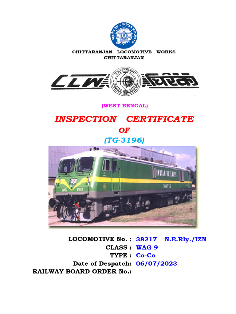 Wag9hc CLW | PDF | Axle | Insulator (Electricity)