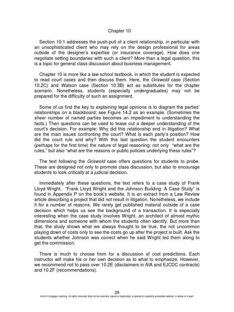 Construction Law For Design Professionals Construction Managers and ...