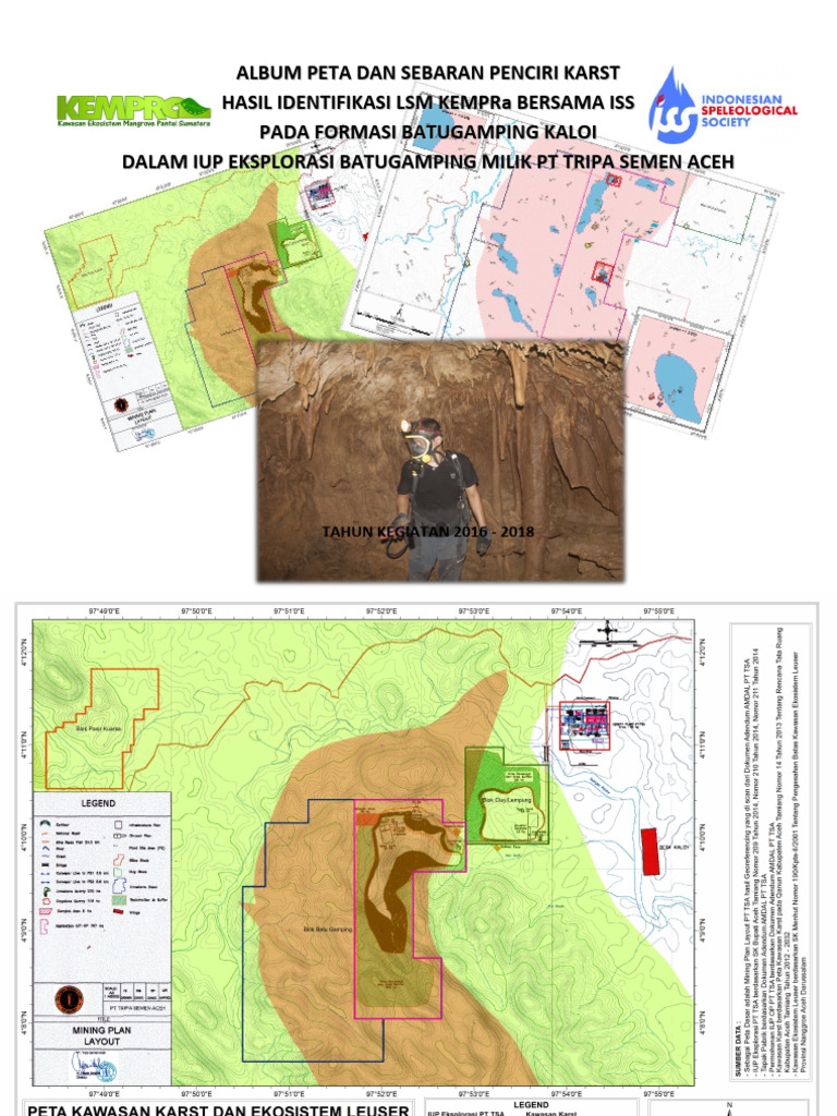 Peta Sebaran Penciri Karst Beserta Tabel Letak Geografis Dan Bentukannya | PDF