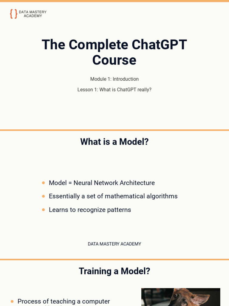 The Complete ChatGPT Course | PDF | Microsoft Excel | Artificial ...