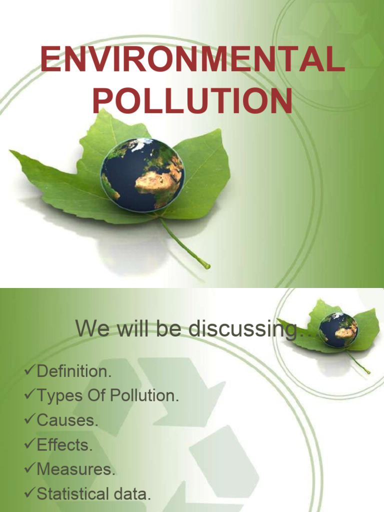 Environmental Pollution | PDF | Water Pollution | Pollution