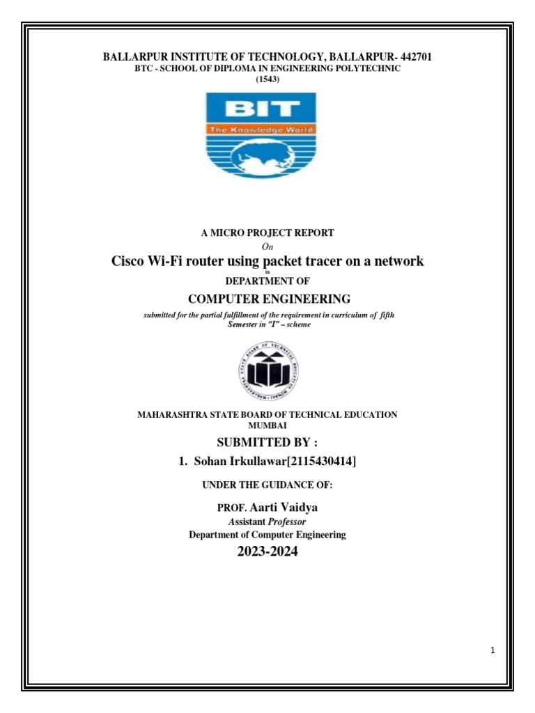 Acn Sohan | PDF | Router (Computing) | Computer Network