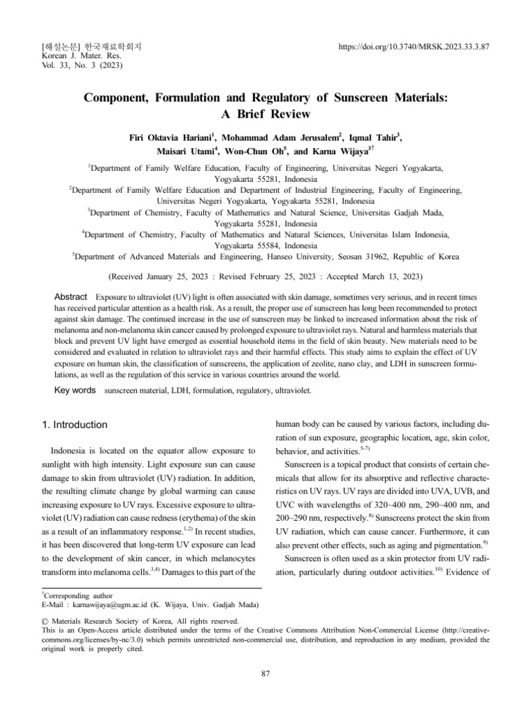 Sunscreen | PDF | Ultraviolet | Sunscreen