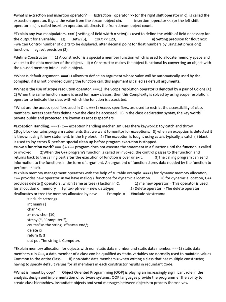 402 CPP | Download Free PDF | Constructor (Object Oriented Programming ... 402 CPP | Download Free PDF | Constructor (Object Oriented Programming ...