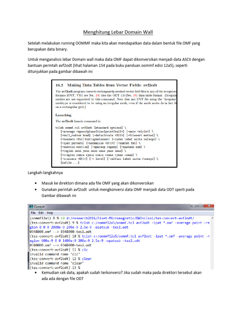 Cara Konversi Data OMF2ODT | PDF