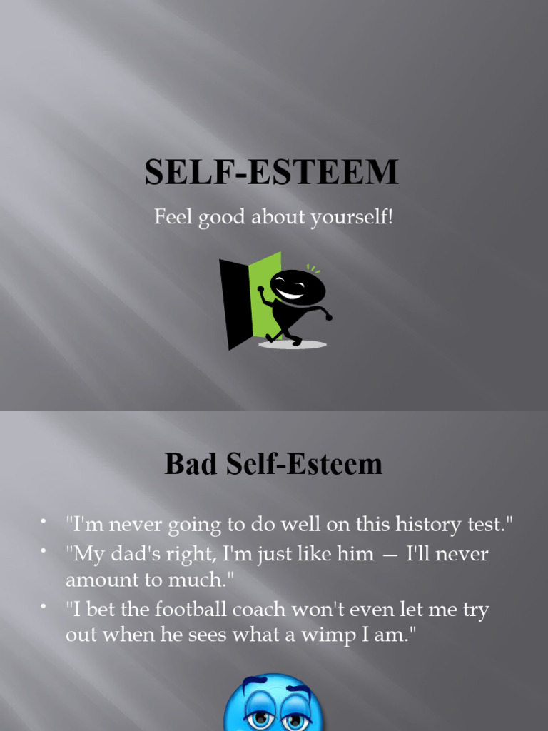 Self Esteem Powerpoint | PDF