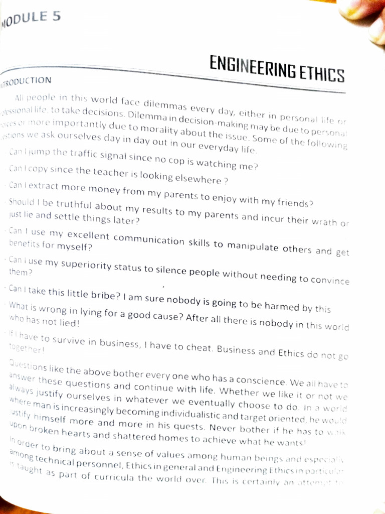 Engineering Ethics | PDF | Morality | Virtue