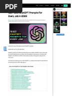 Complete ChatGPT Course Overview | PDF | Microsoft Excel | Artificial ...