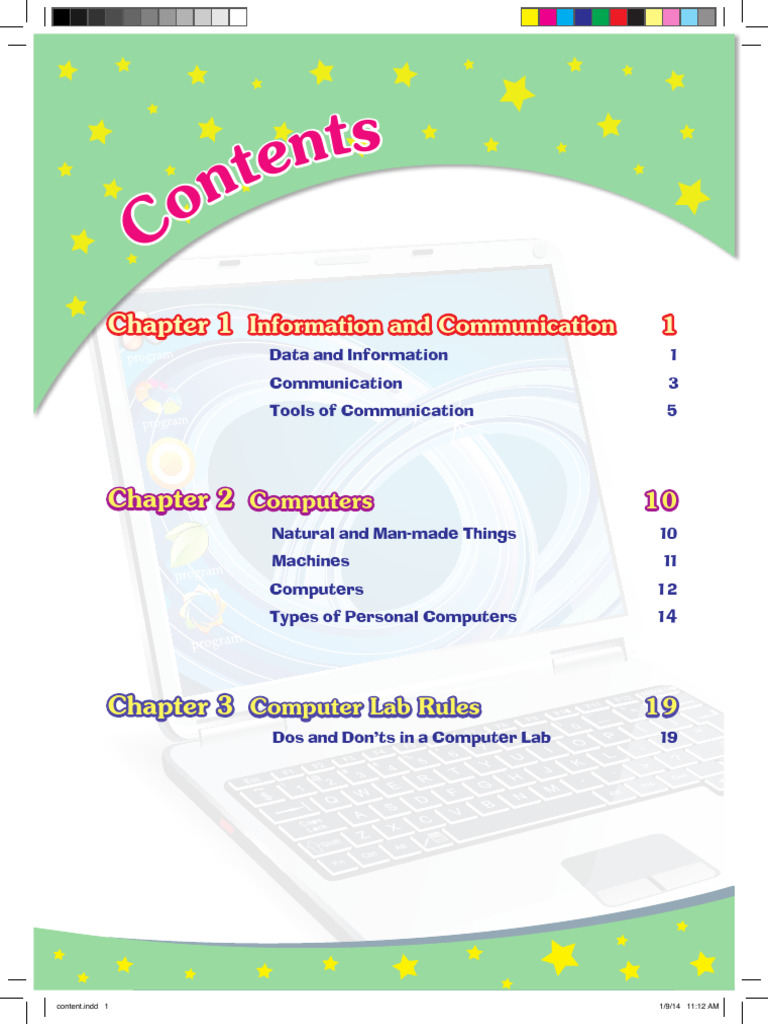 ICT Pelangi Contents 1 | PDF