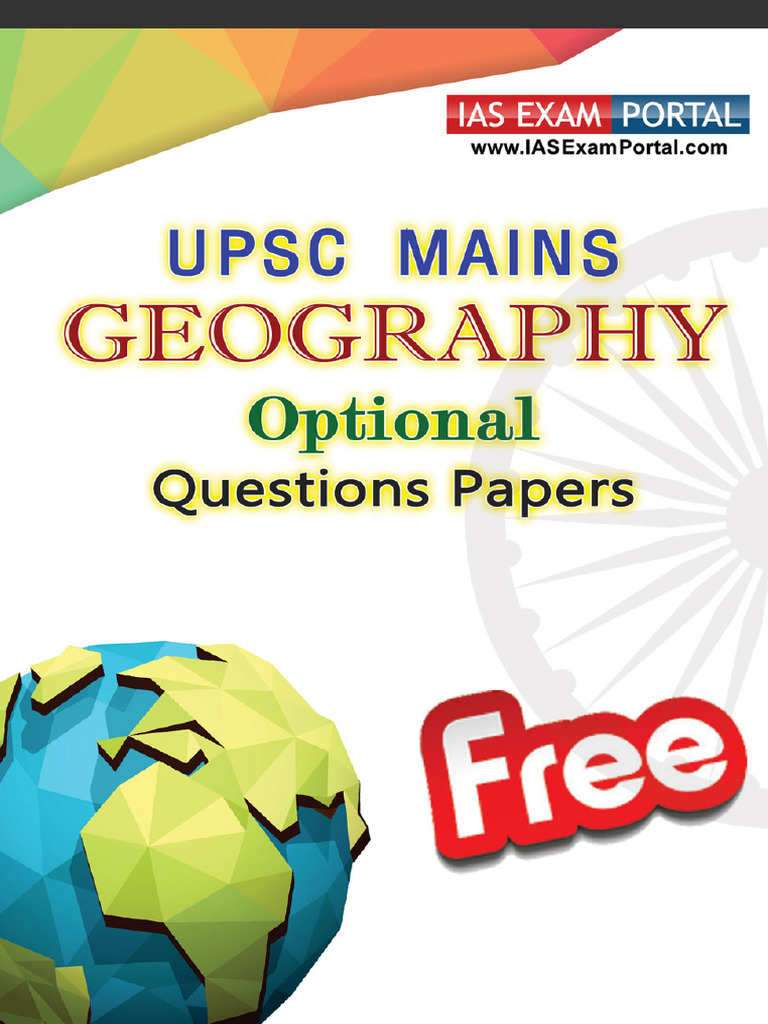 Geog Pyq Paper Same As Upsc | PDF | Geography | Ecology