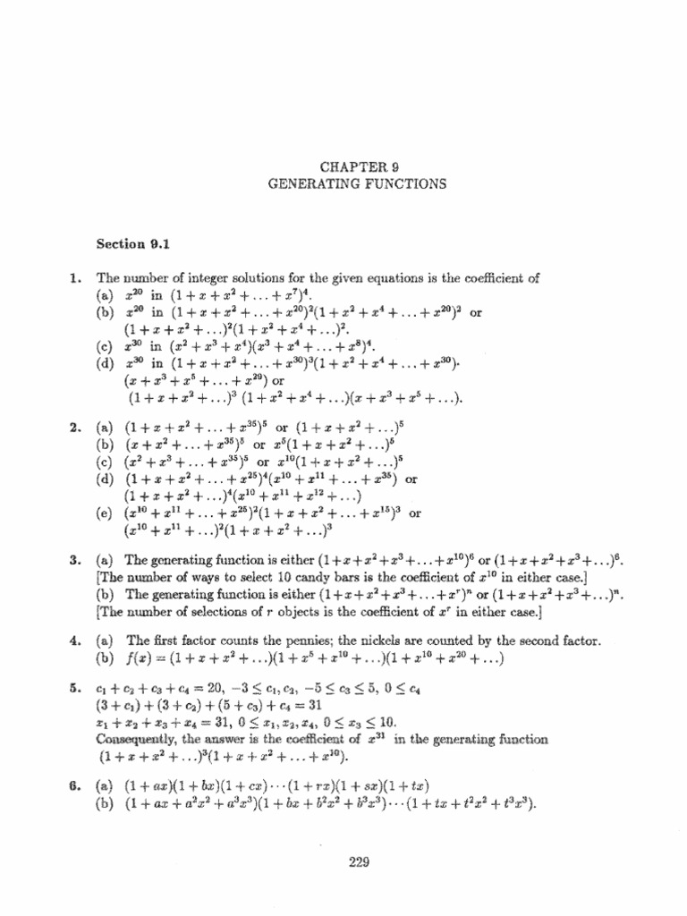 Discrete and Combinatorial Mathematics 5th Edition Grimaldi Solutions Manual | PDF