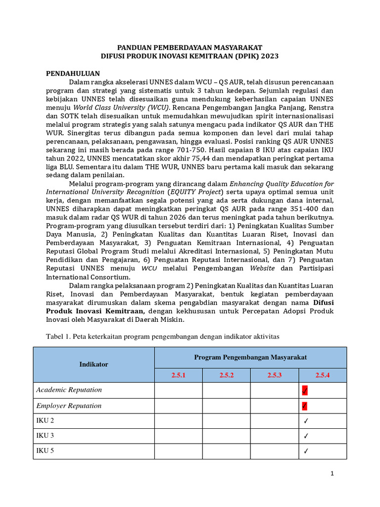 Panduan Pemberdayaan Masyarakat Difusi Produk Inovasi Kemitraan 2023 | PDF | Bisnis