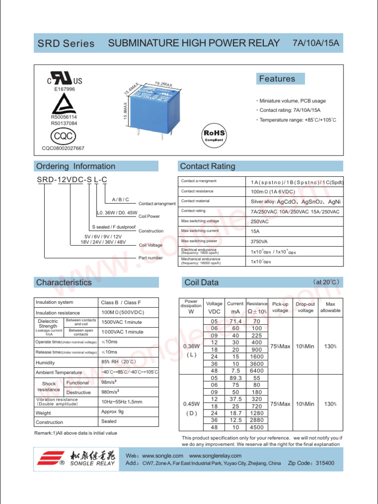 5 Pin Relay | PDF | Relay | Insulator (Electricity)