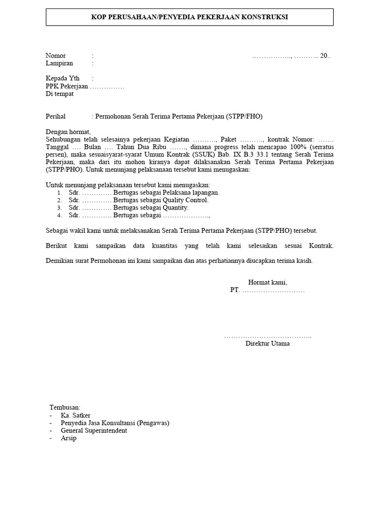 Form 02 - Permohonan Stpp-Pho | PDF