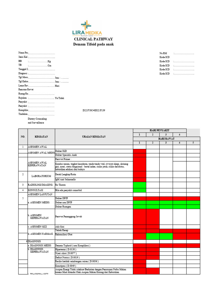CP DEmam Typhoid Pada Anak Final | PDF