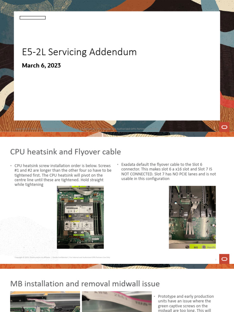 Exadata X10M Platform Overview Part 2 | PDF | Manufactured Goods ...