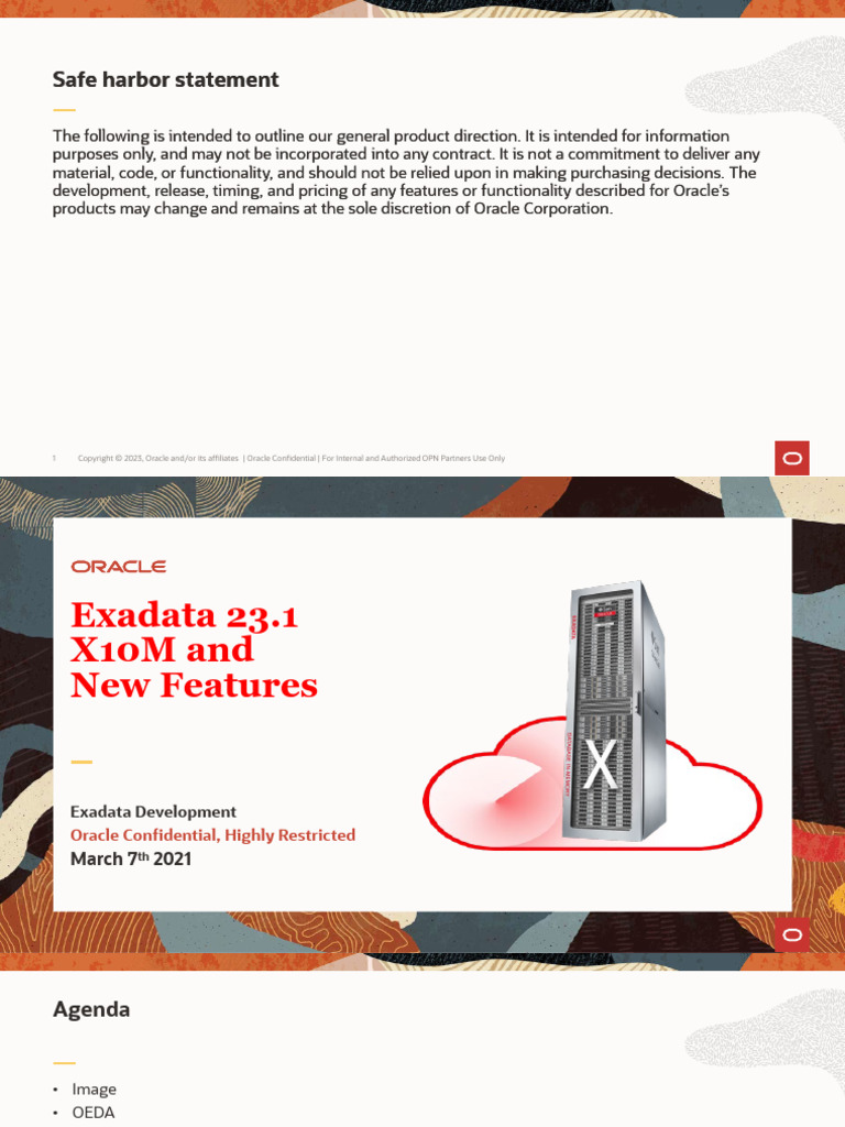 Exadata X10M OEDA Differences | PDF | Computing | Operating System Families