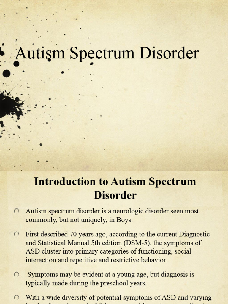 Asd 2 | PDF | Autism Spectrum | Pervasive Developmental Disorders