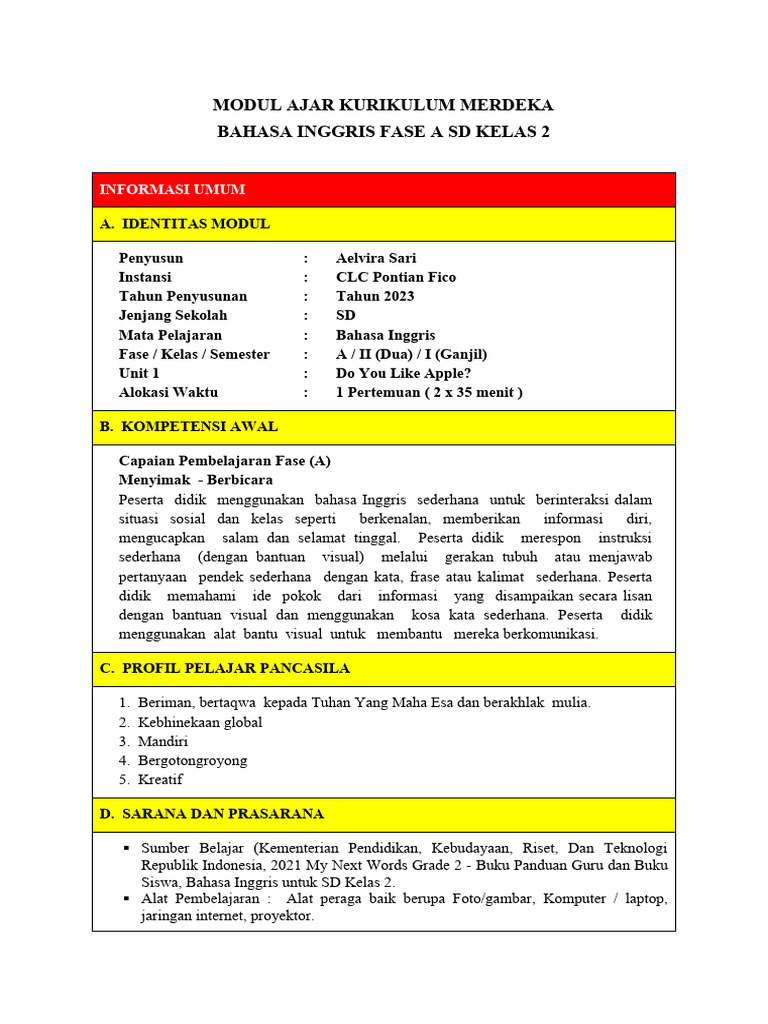 RPP 3 - PKM - Aelvirasari | PDF