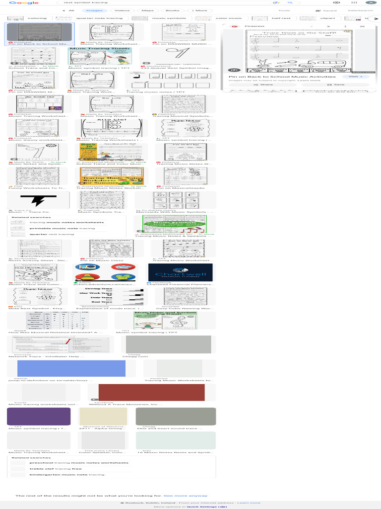 Rest Symbol Tracing - Google Search | PDF