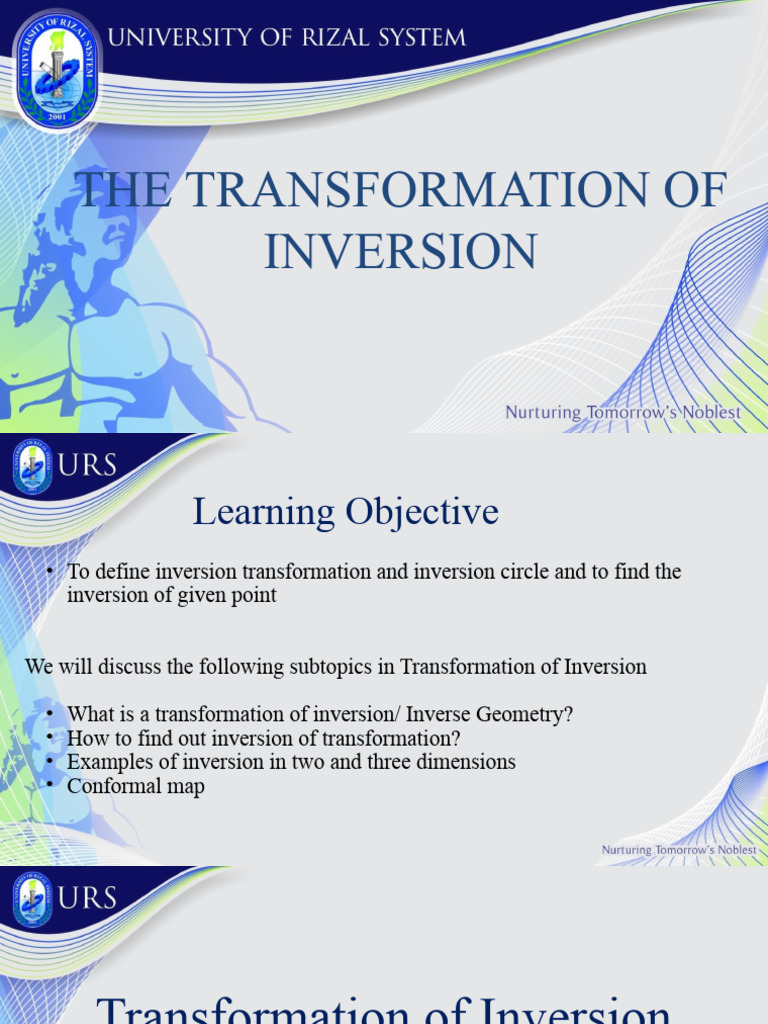 Transformation of Inversion | PDF | Mathematics | Mathematical Analysis