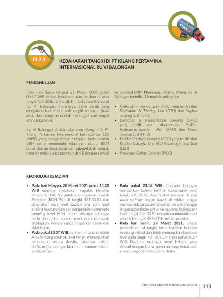Kebakaran Tanki Pertamina | PDF