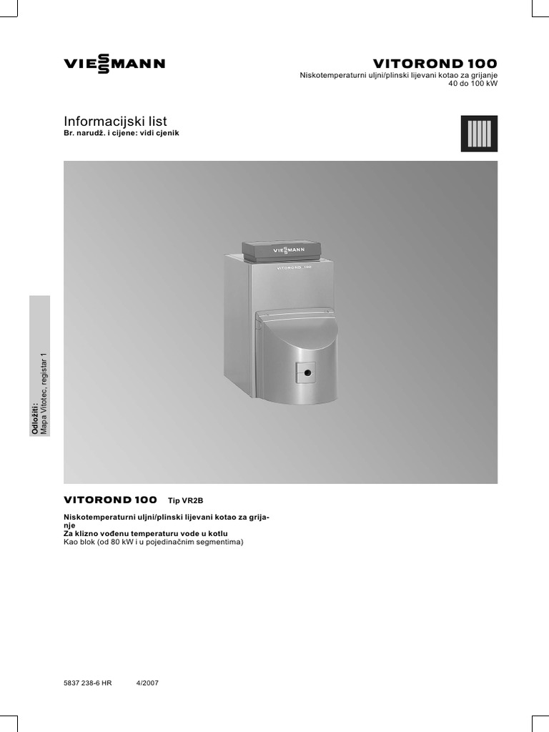 Vitorond 100 40-100kW | PDF