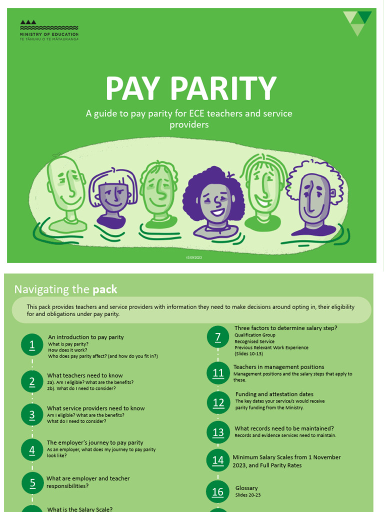 Guide To ECE Pay Parity September 2023 | PDF | Teachers | Salary