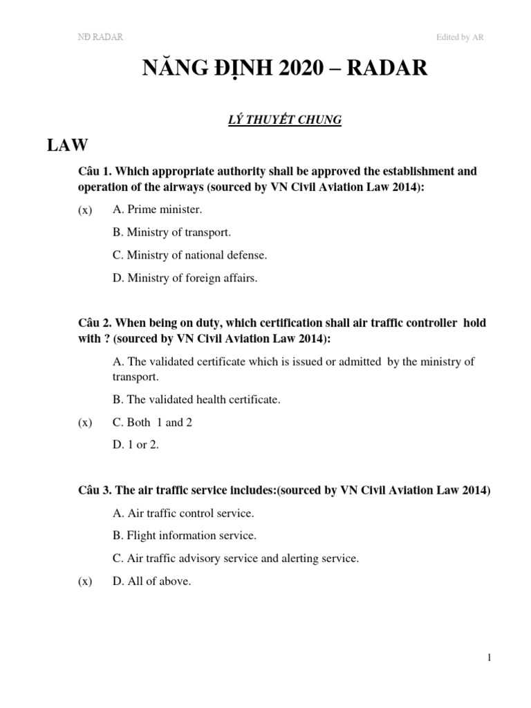 Radar 1 | PDF | Instrument Flight Rules | Air Traffic Control