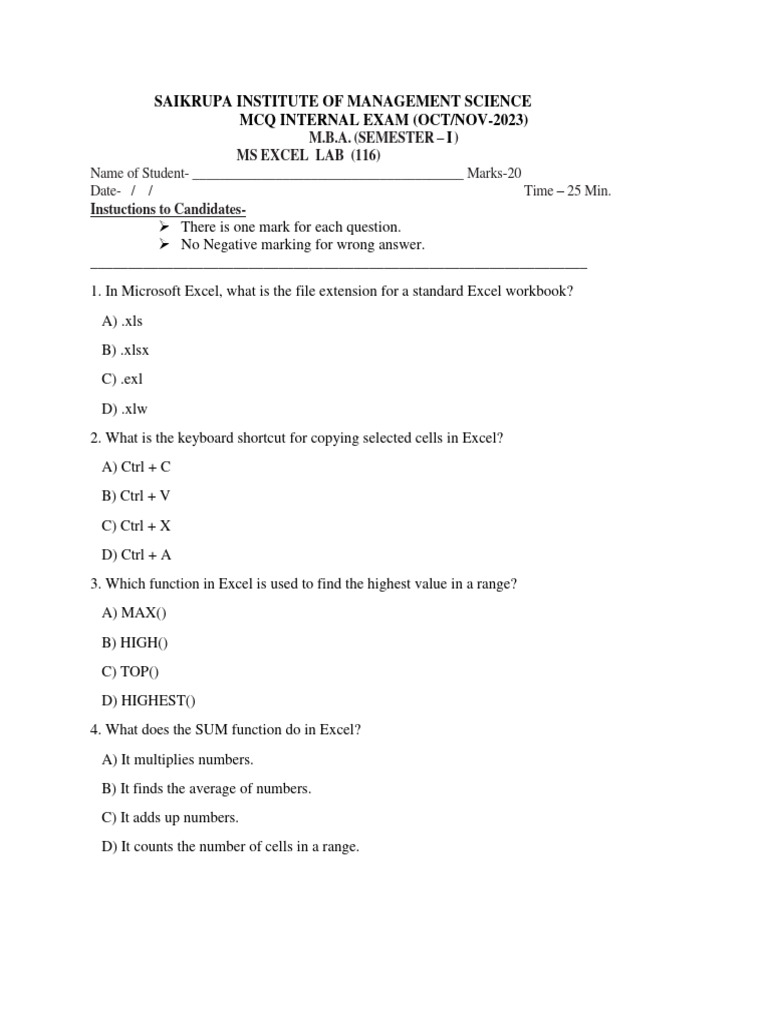 116 Ms Excel Lab Pdf Microsoft Excel Computer Science 6423