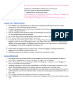 Porter Checklist Detailed Instructions7 - 2019 | PDF | Housekeeping