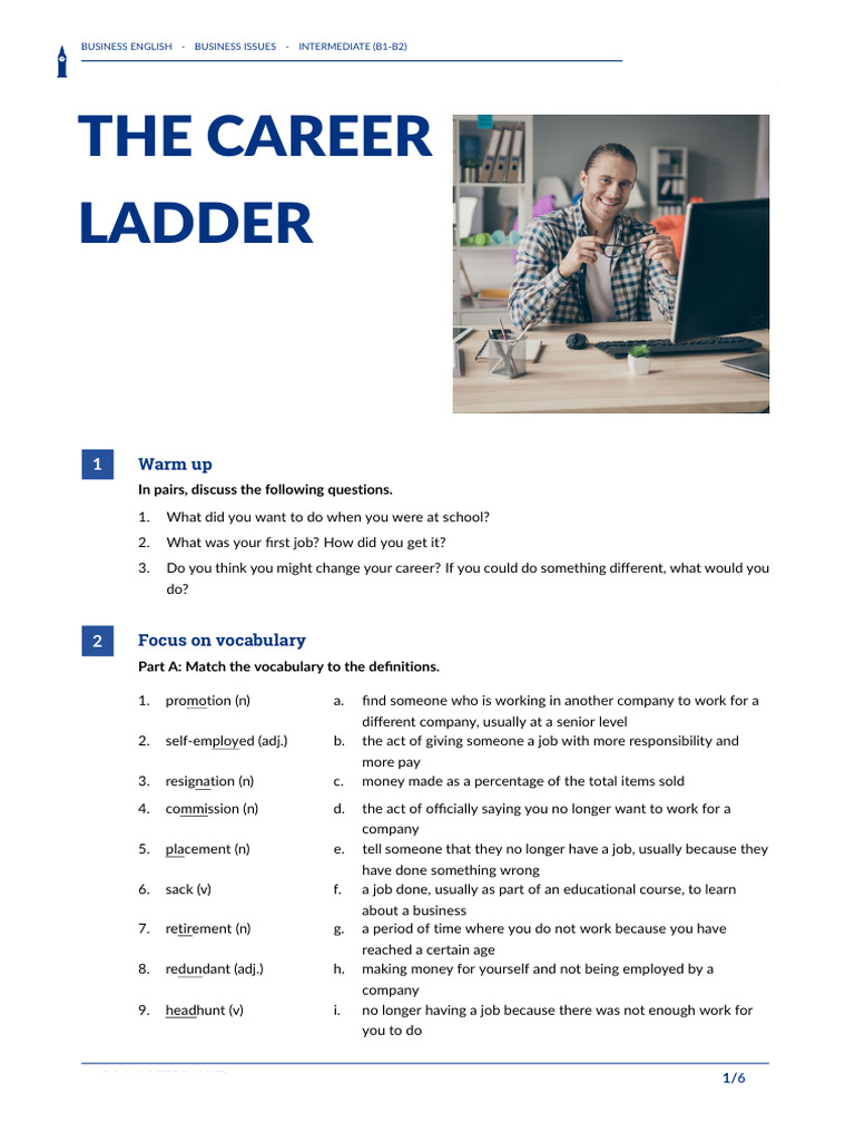 The Career Ladder | PDF | Learning | Human Communication