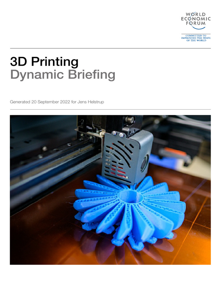 Dynamic Briefing - 3D Printing | PDF | 3 D Printing | Organ Donation