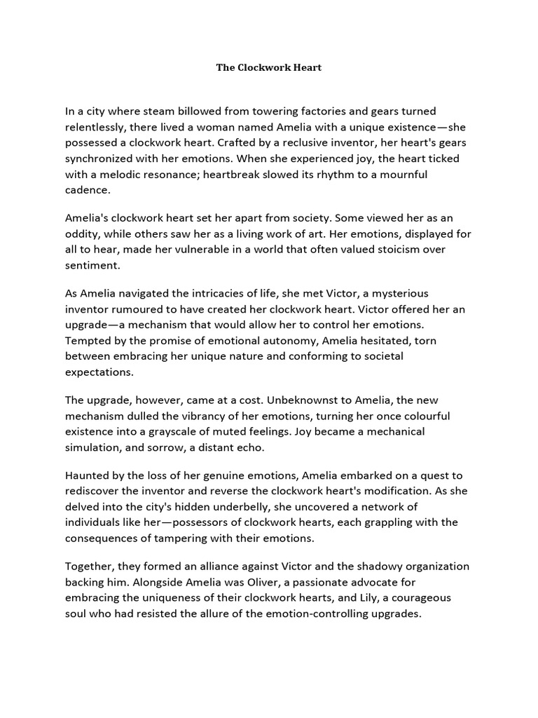 The Clockwork Heart | PDF