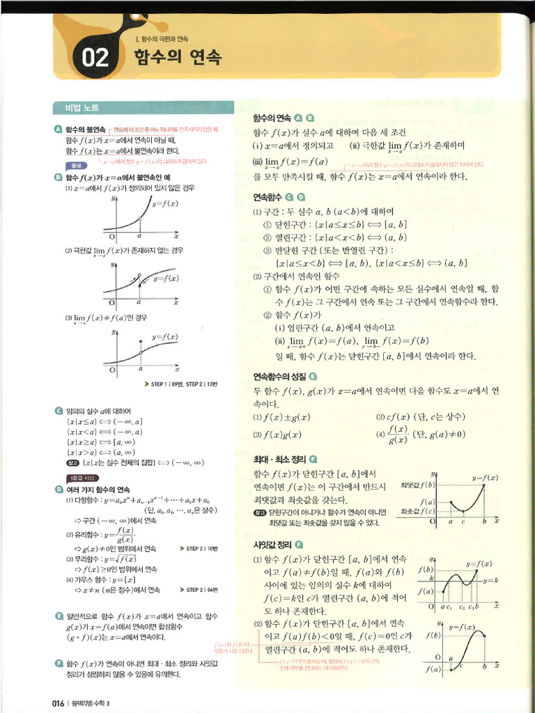 (블랙라벨) (수2) 2. 함수의 연속 | PDF