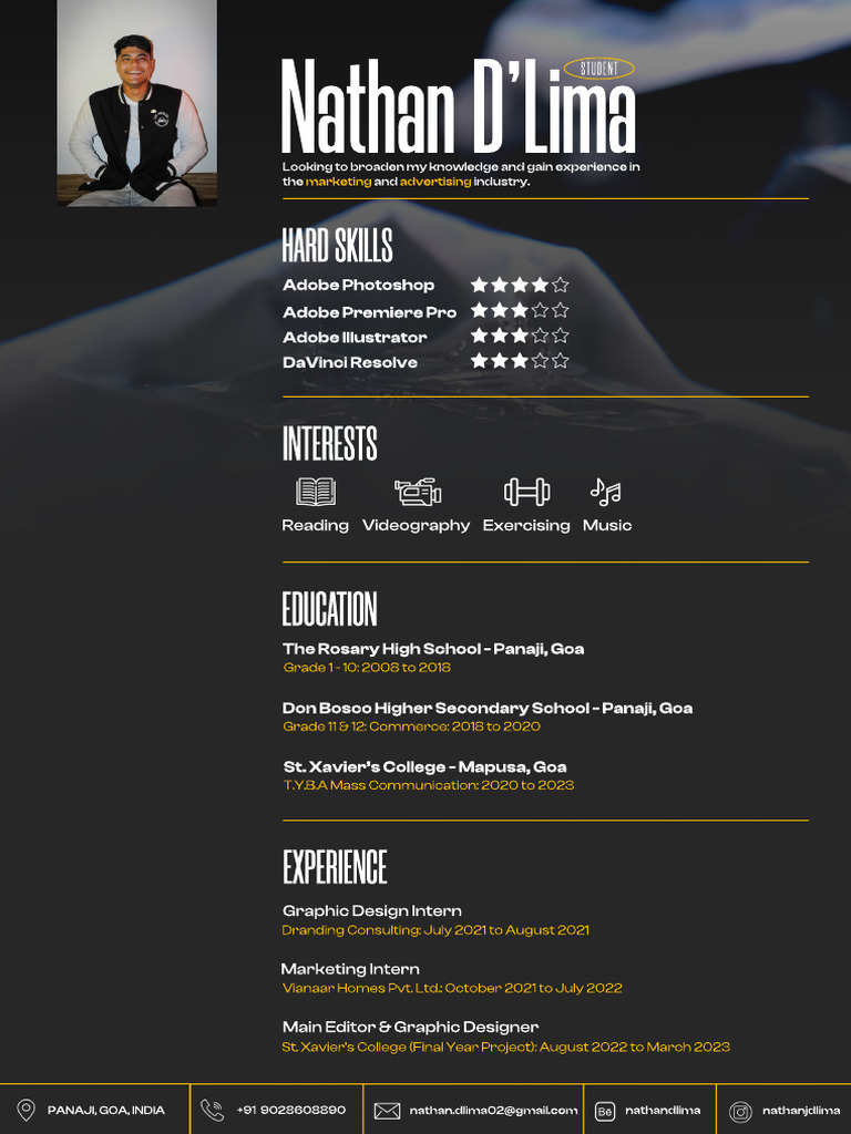 Nathan CV 2023 | PDF