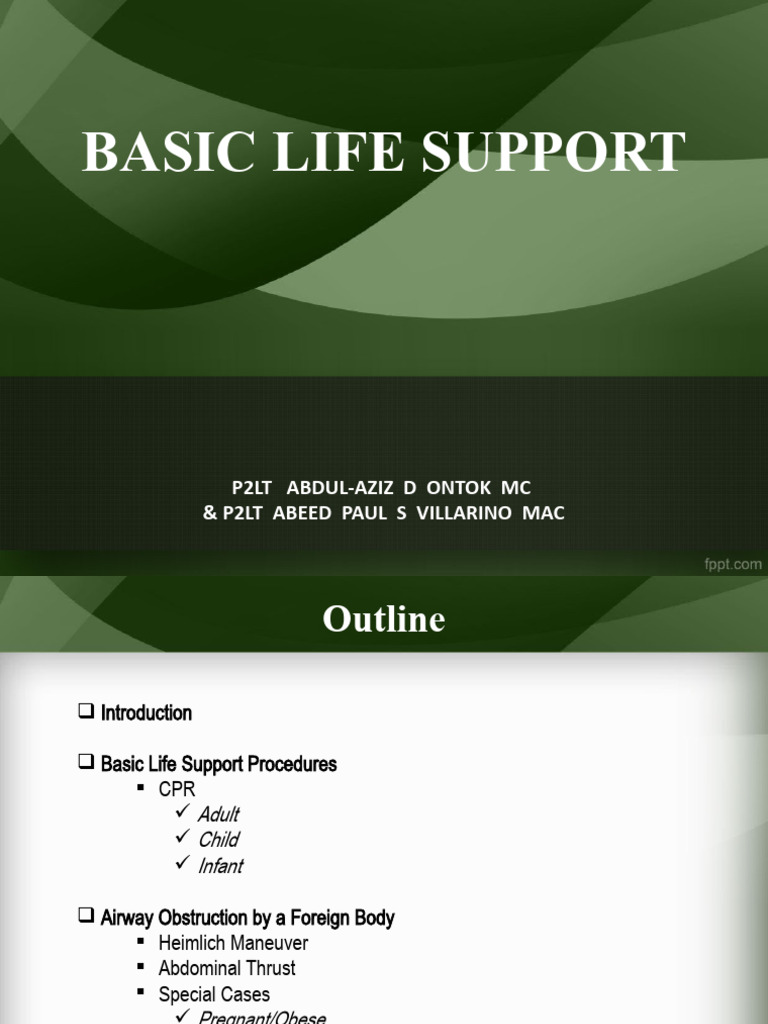 Basic Life Support 5th Formation Solinap | PDF | Cardiopulmonary ...