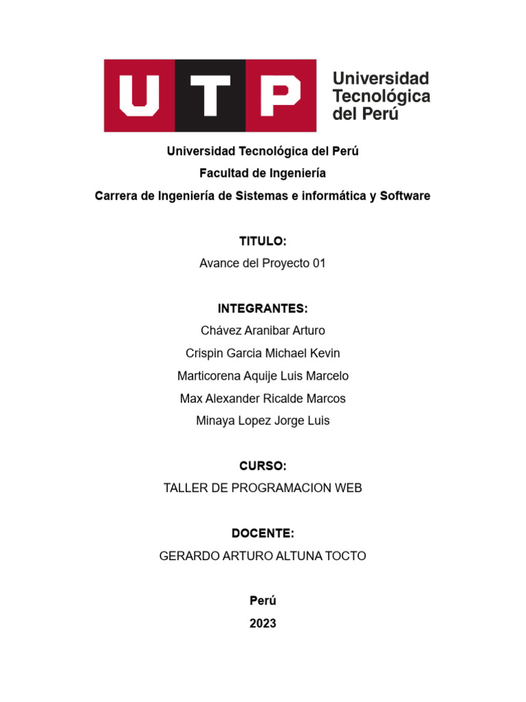 Avance Proyecto 02 | PDF