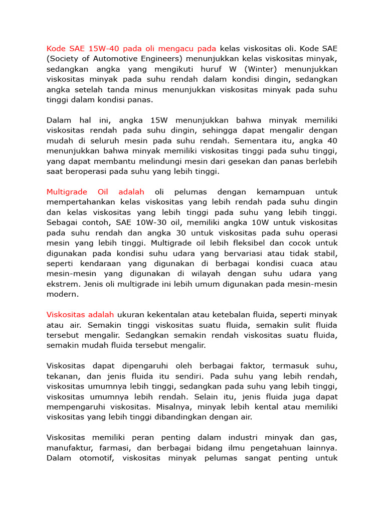 Kode Oli Dan Grease | PDF