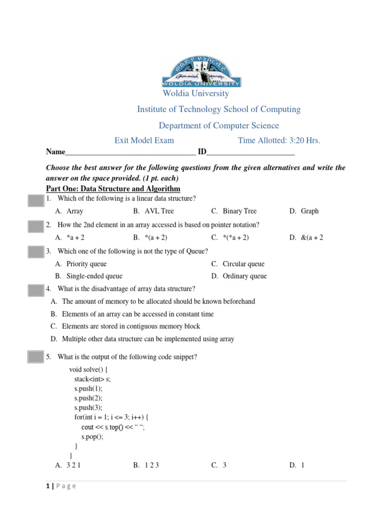 Collection Exit Model Exam File Final | PDF | Parsing | Process (Computing)