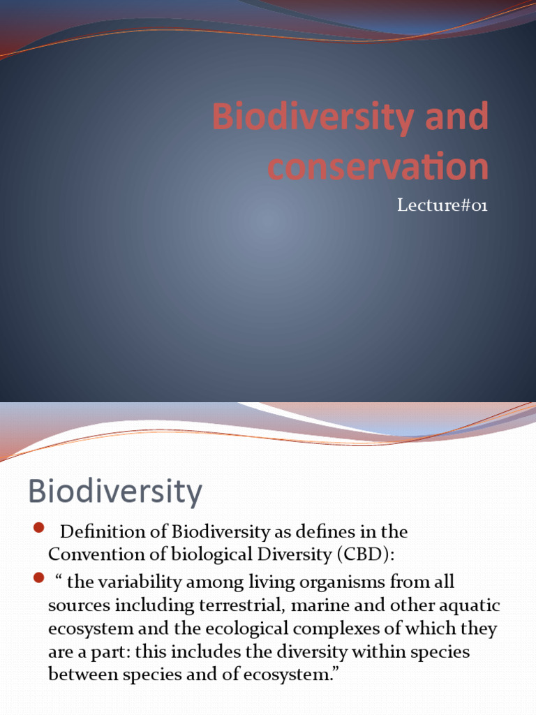 Biodiversity and Conservation Intro. - 4th Semester - @fakhrani | PDF ...