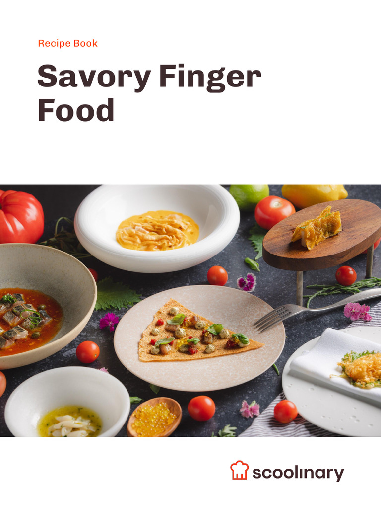 EN Recipe Book Savory Finger Food | PDF | Foods | Cooking