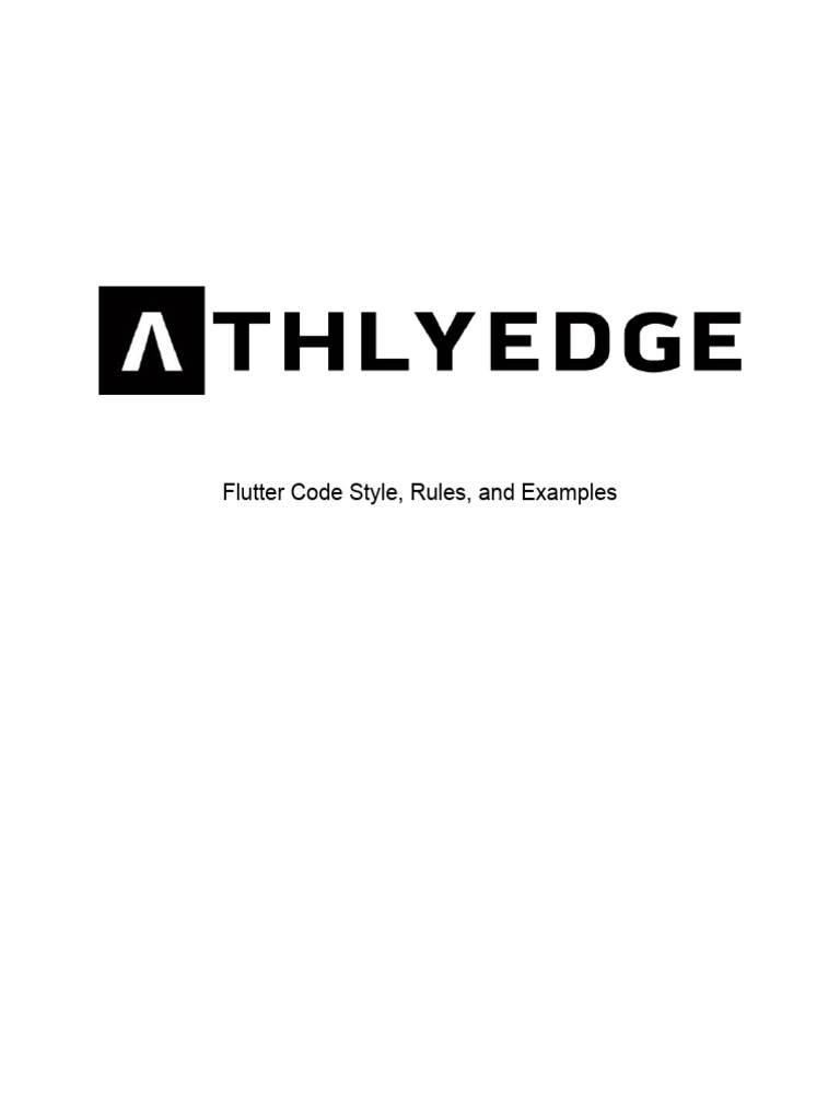 Athlyedge Code Style Rules | PDF | Computer File | Class (Computer Programming)