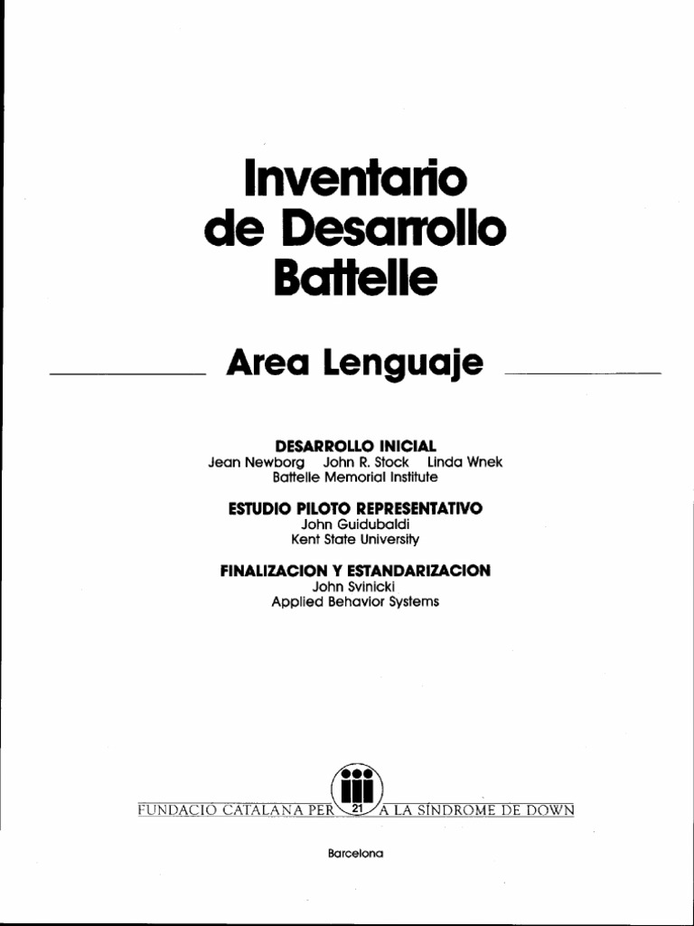 Batelle Lenguaje | PDF