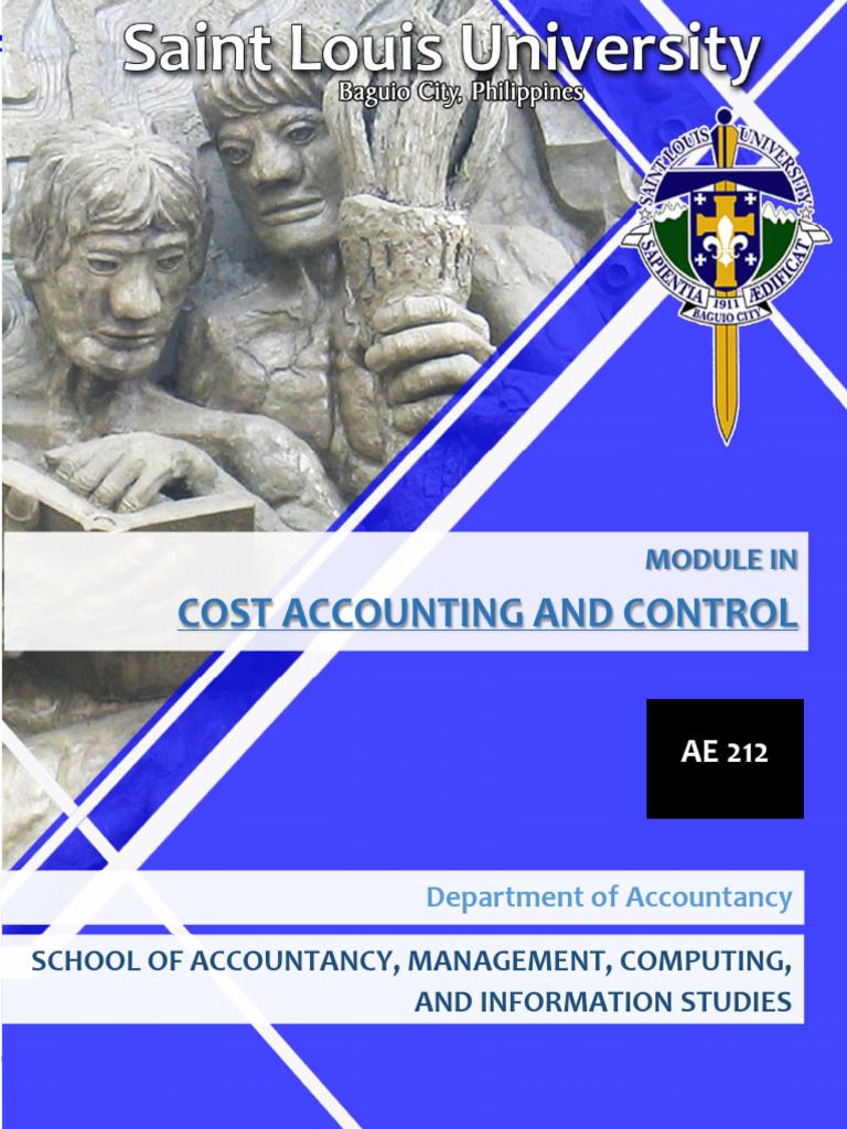 Module 1 Introduction To Cost Accounting | PDF | Management Accounting ...