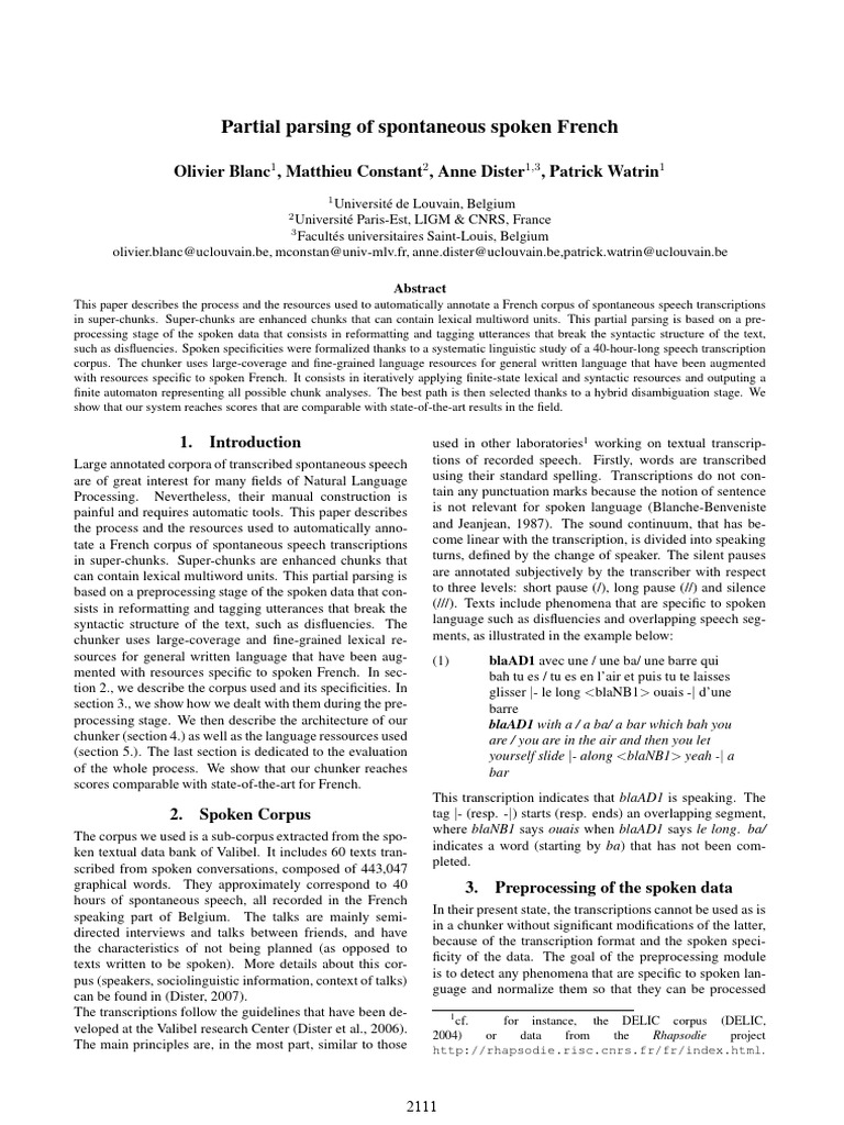 554 Paper | PDF | Lexicon | Part Of Speech