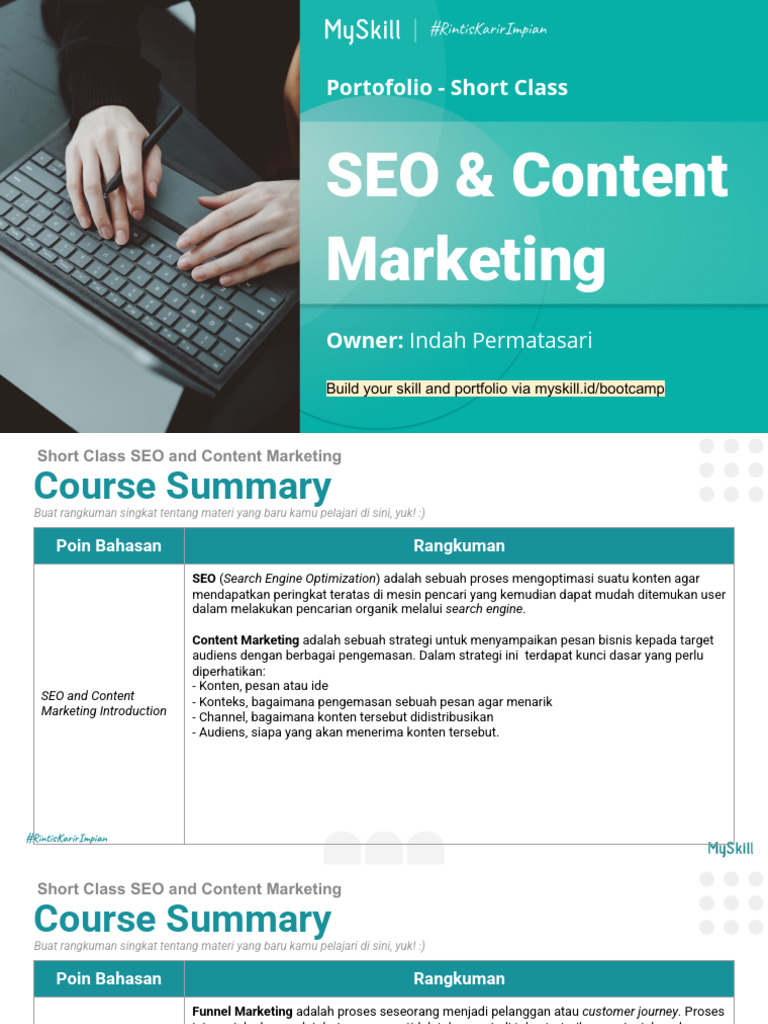 Mini Task SC SEO & Content Marketing - Indah | PDF | Bisnis