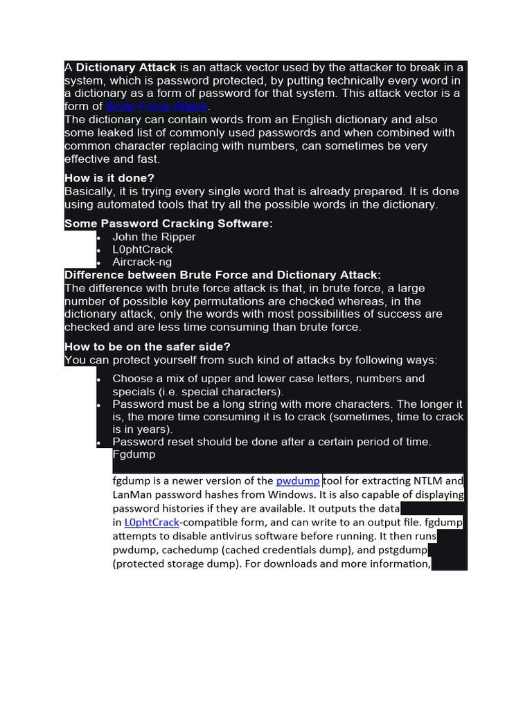 Dictionary Vs Rainbow Attacks | PDF | White Hat (Computer Security ... Dictionary Vs Rainbow Attacks | PDF | White Hat (Computer Security ...