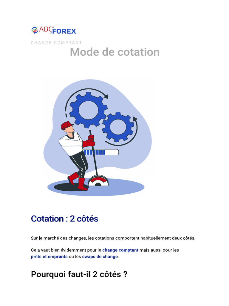 Modes de Cotation | PDF