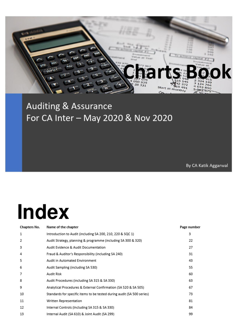 Audit Chart Book | PDF | Financial Audit | Audit